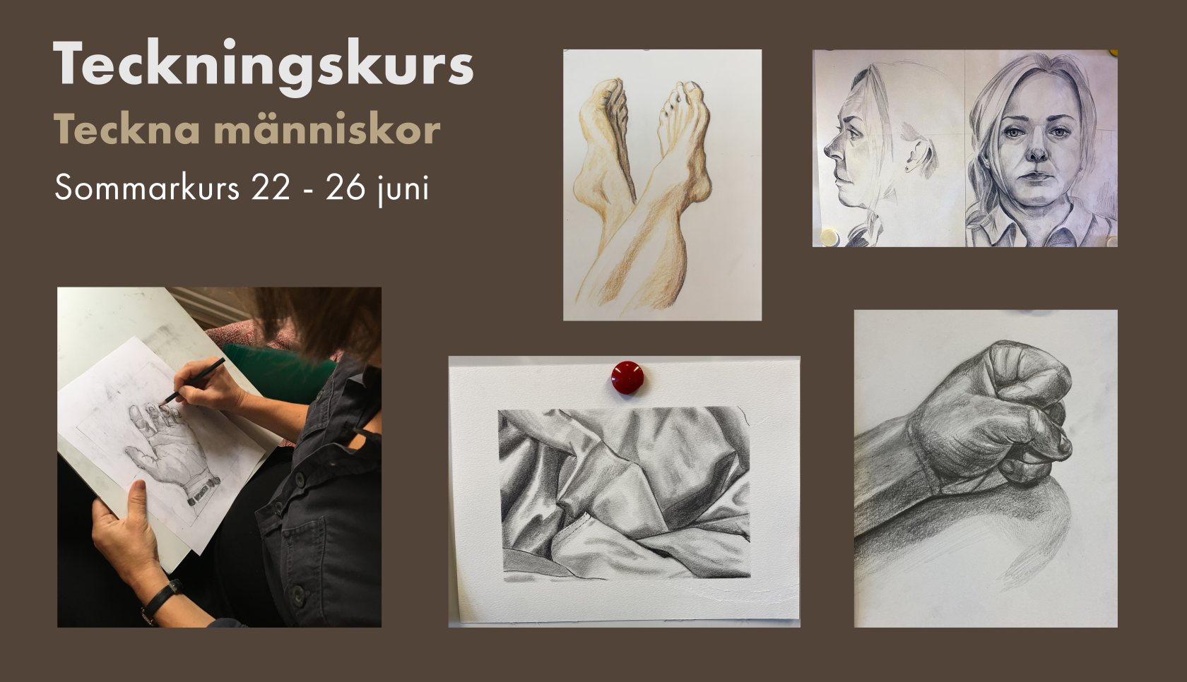 Teckningskurs - Teckna människor, Region Jönköpings län